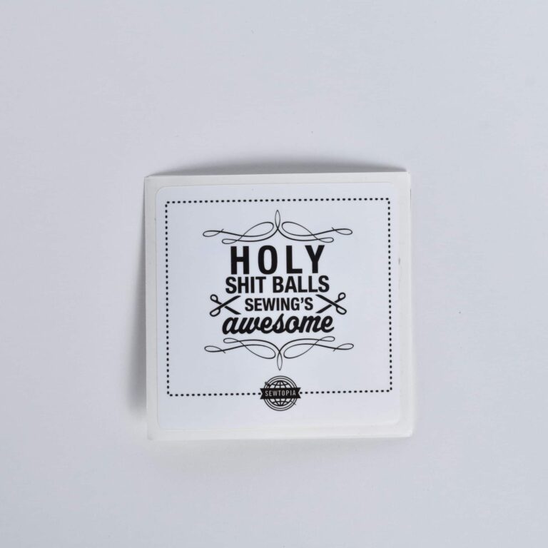 Holy Shit Balls (Classic) Sticker - Sewtopia