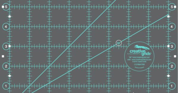 Creative Grids Self-Healing Double Sided Rotary Cutting Mat 6in x 8in ...