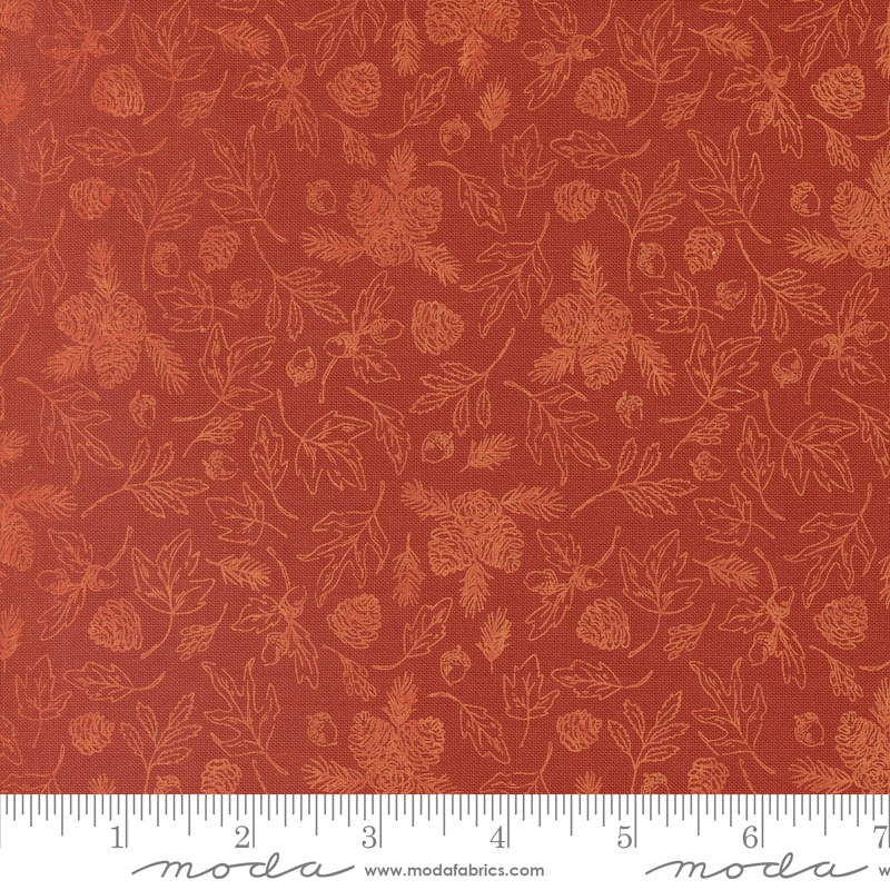 Moda - Stacy Iest Hsu The Great Outdoors Forest Foliage Fire - Sewtopia
