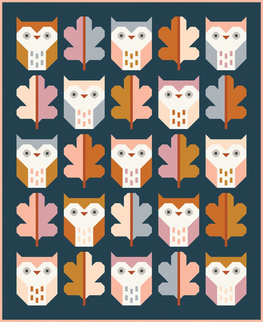 Pen + Paper Patterns Night Owl Quilt Pattern - Sewtopia