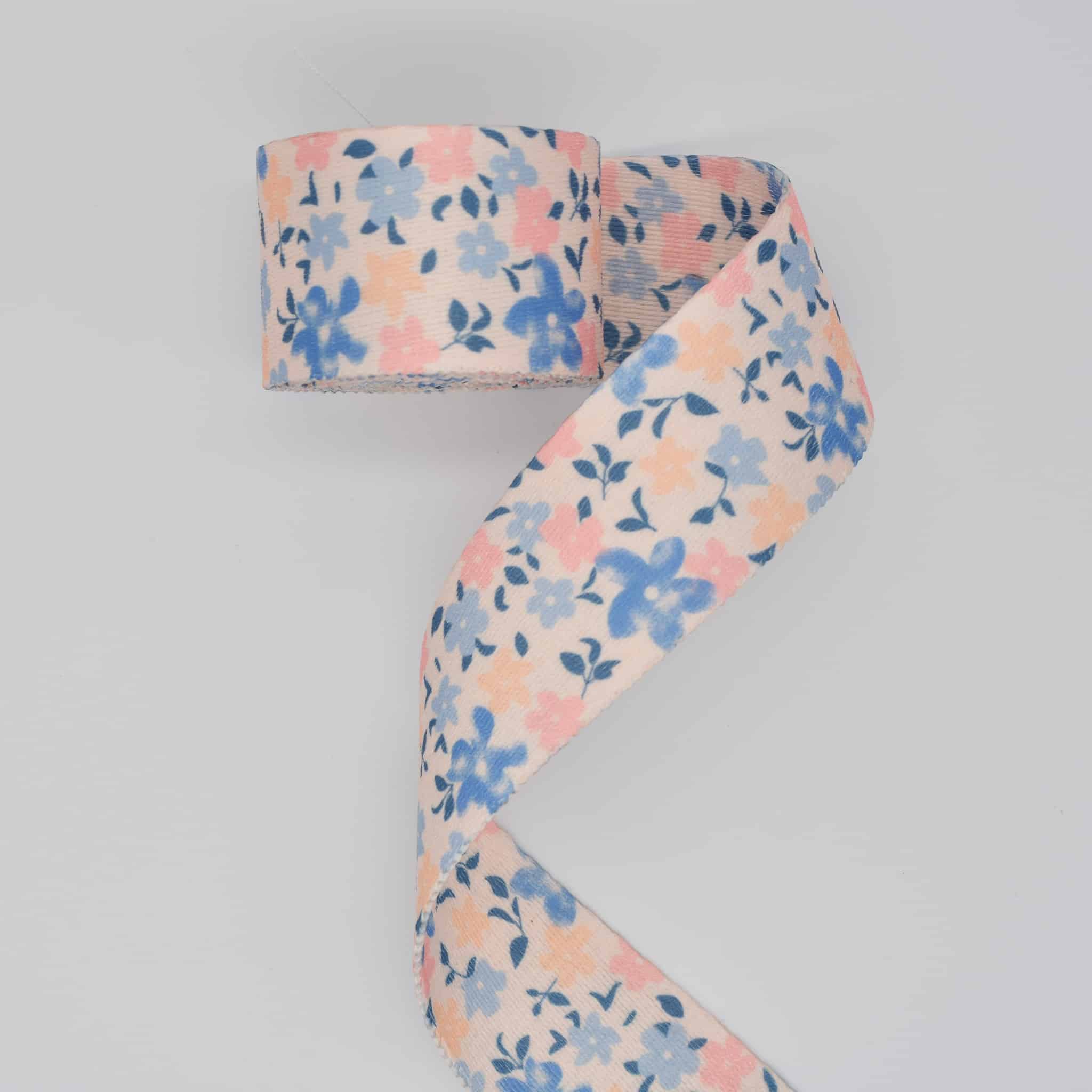 Watercolor Blue Webbing 1-1/2" - Sewtopia