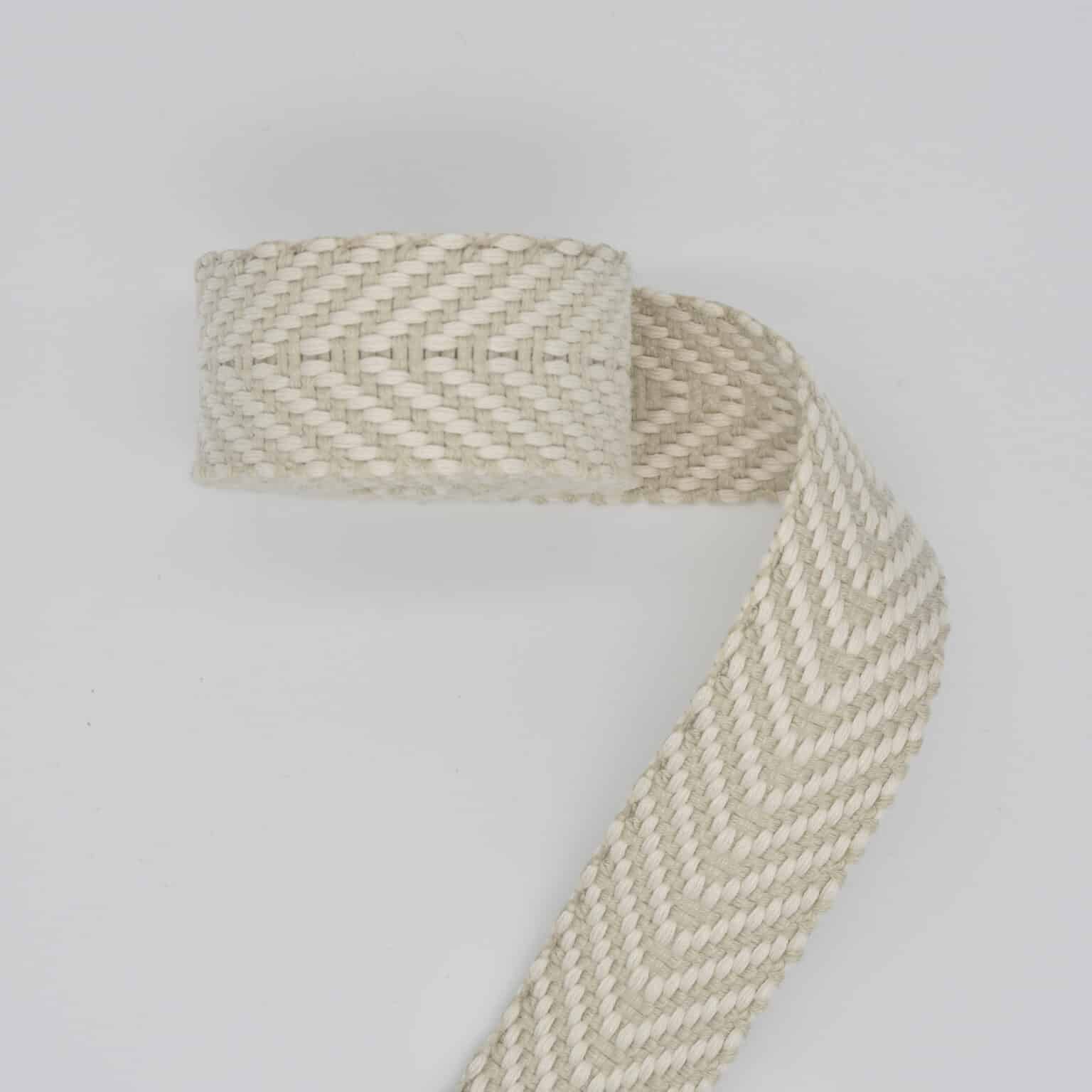 Chevron Natural Webbing 1-1/2" - Sewtopia