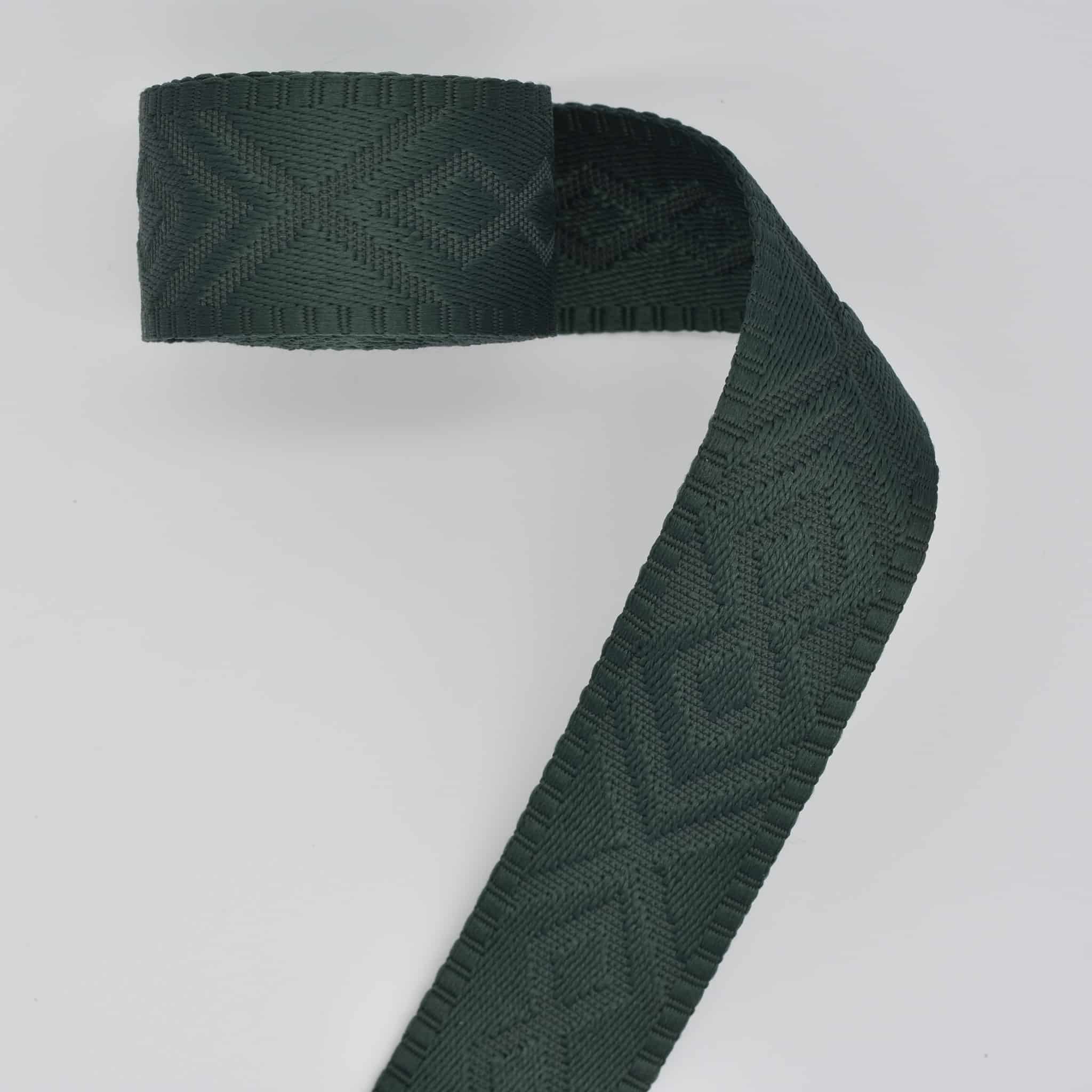 Embossed Hunter Green Webbing 1-1/2" - Sewtopia